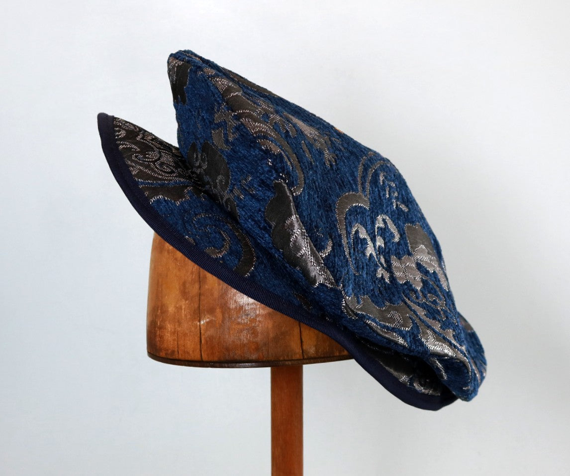 Flat Cap - Blue Silver Metallic – Tall Toad