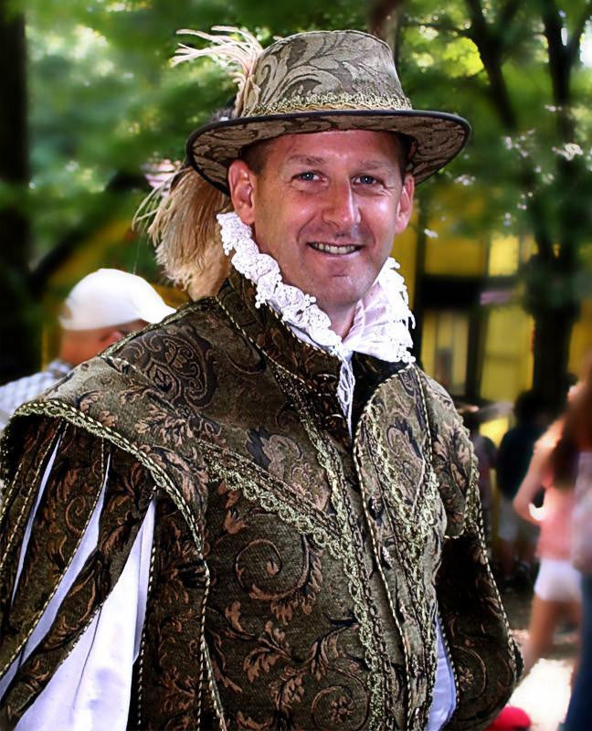 Tall Hat - Sage Green Gold Brocade – Tall Toad